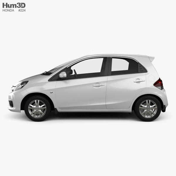 Honda Brio hatchback 2015 3D model - Download Hatchback on 3DModels.org