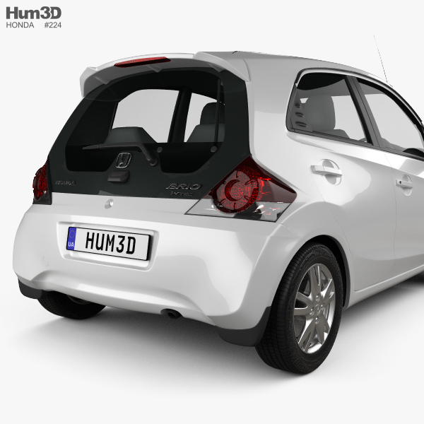 Honda Brio hatchback 2015 3D model - Download Hatchback on 3DModels.org