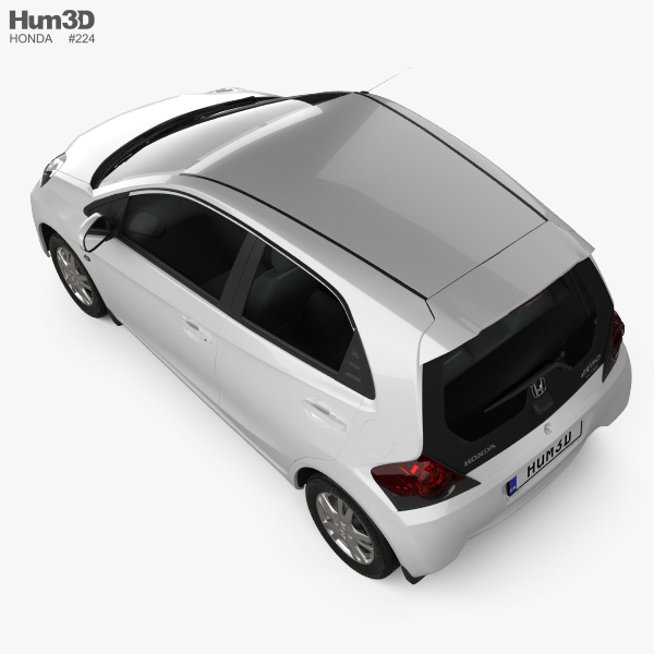 Honda Brio hatchback 2015 3D model - Download Hatchback on 3DModels.org