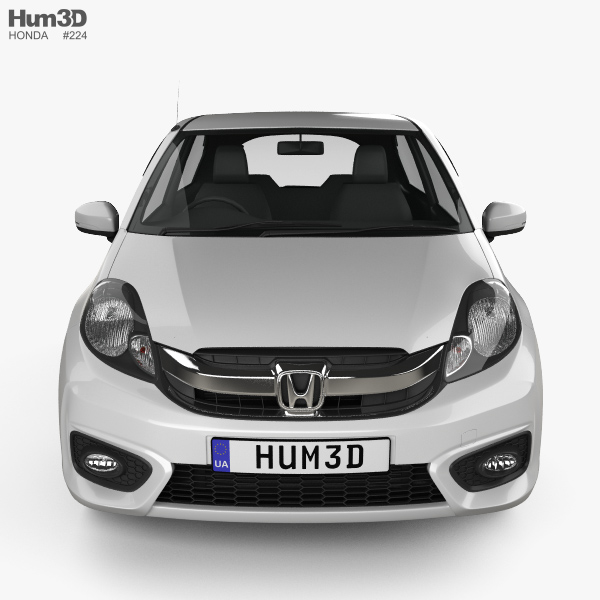 Honda Brio hatchback 2015 3D model - Download Hatchback on 3DModels.org