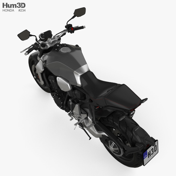 Honda CB1000R 2018 3D model - Download Motorcycle on 3DModels.org
