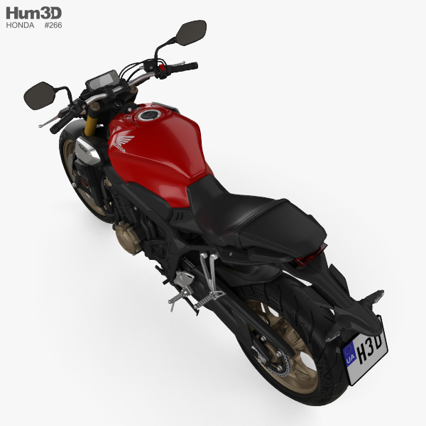 Honda CB650R 2019 Modelo 3D - Descargar Motocicletas activado 3DModels.org