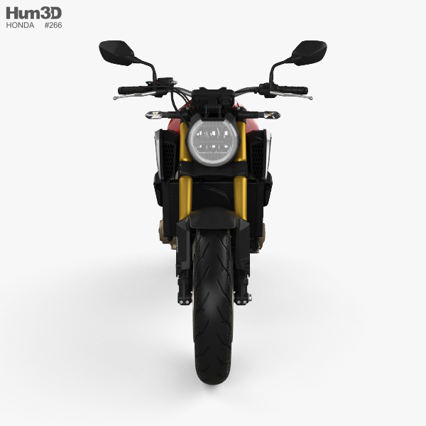 Honda CB650R 2019 Modelo 3D - Descargar Motocicletas activado 3DModels.org