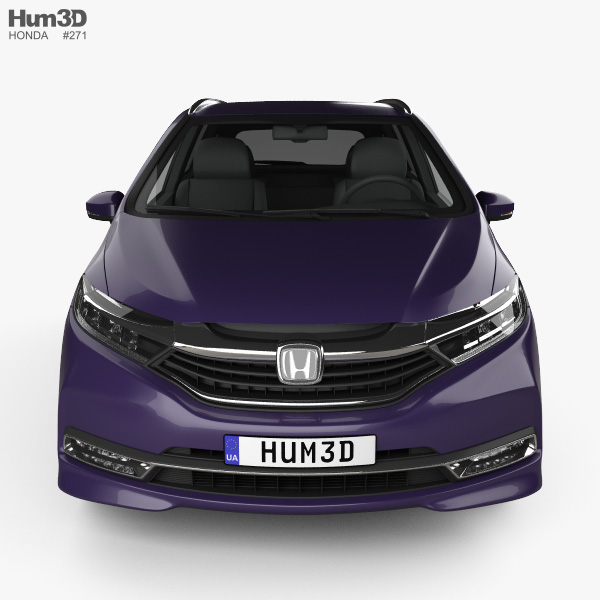 Honda Shuttle 하이브리드 2019 3D 모델 - 다운로드 Wagon car on 3DModels.org