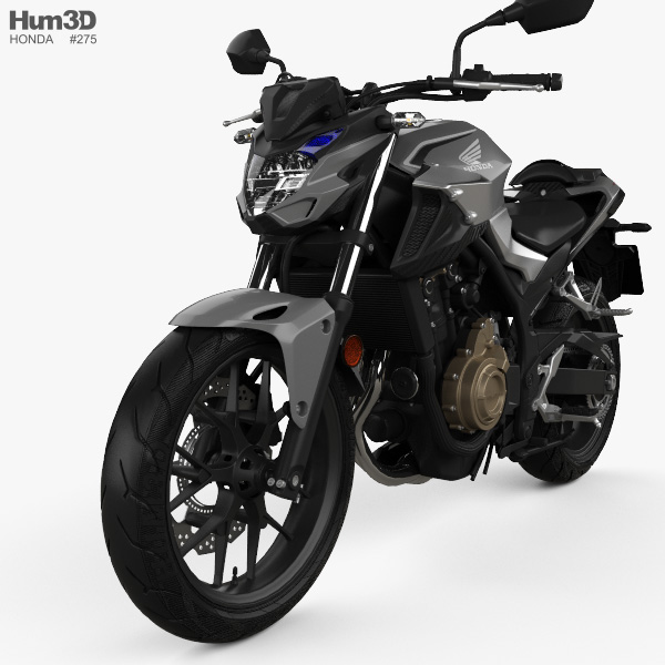 Honda CB500F 2019 3D model - Download Motorcycle on 3DModels.org