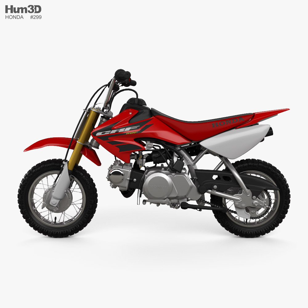 Honda CRF50F 2004 3D model - Download Motorcycle on 3DModels.org