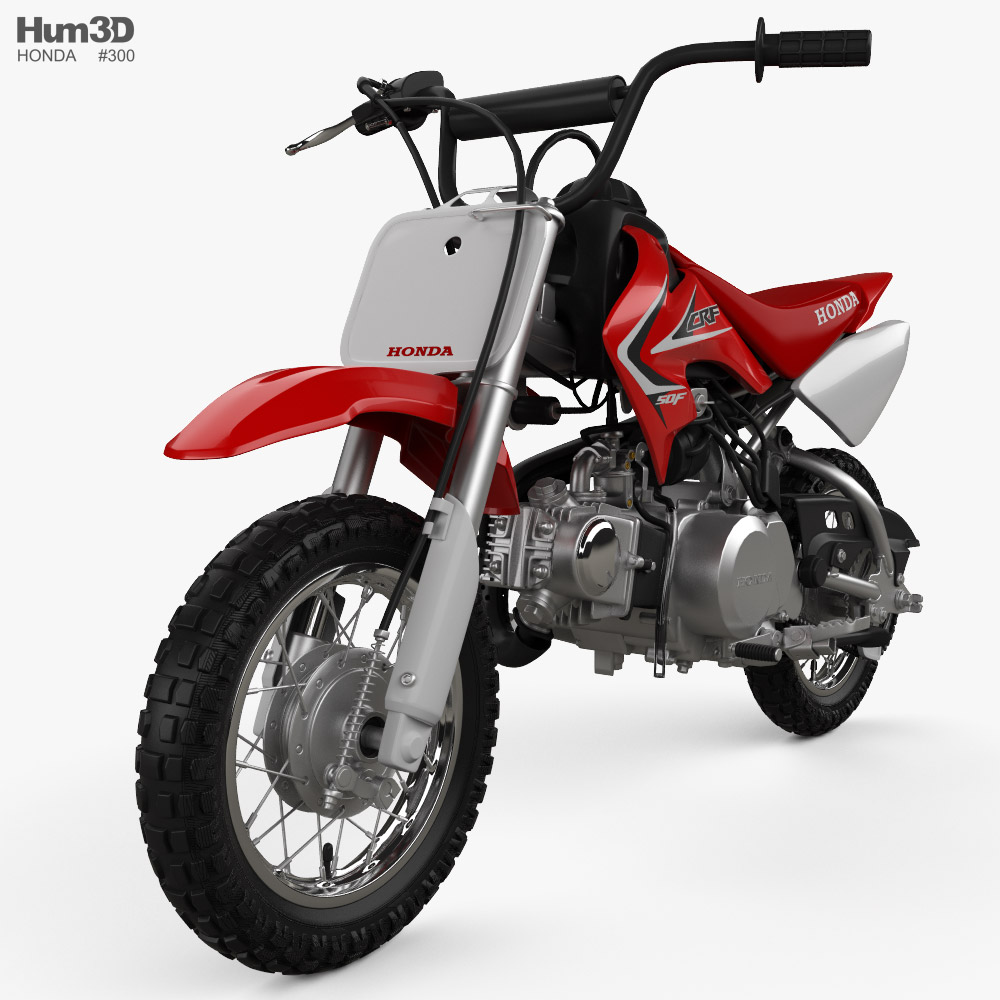 Honda CRF50F 2014 3D model - Download Motorcycle on 3DModels.org