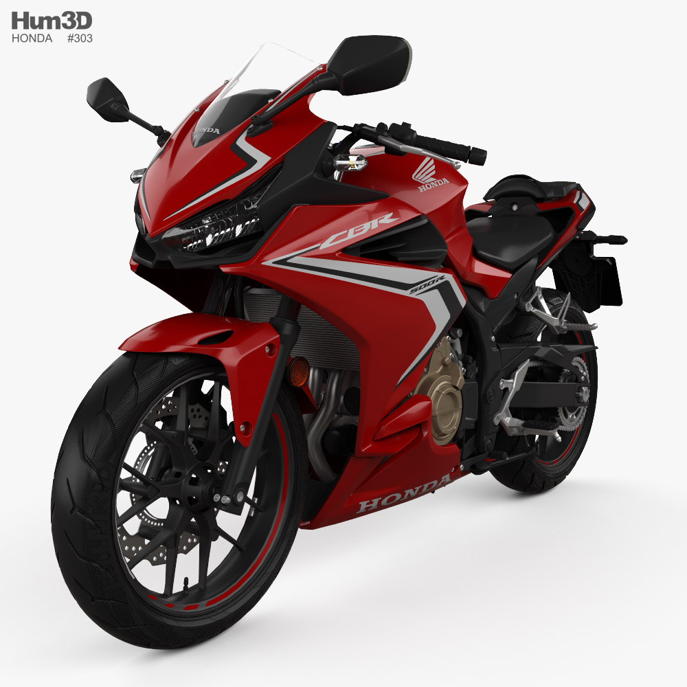 Honda CBR500R ABS 2020 3D model - Download Motorcycle on 3DModels.org