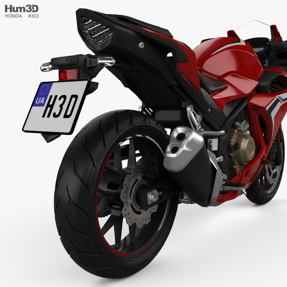 Honda CBR500R ABS 2020 3D model - Download Motorcycle on 3DModels.org