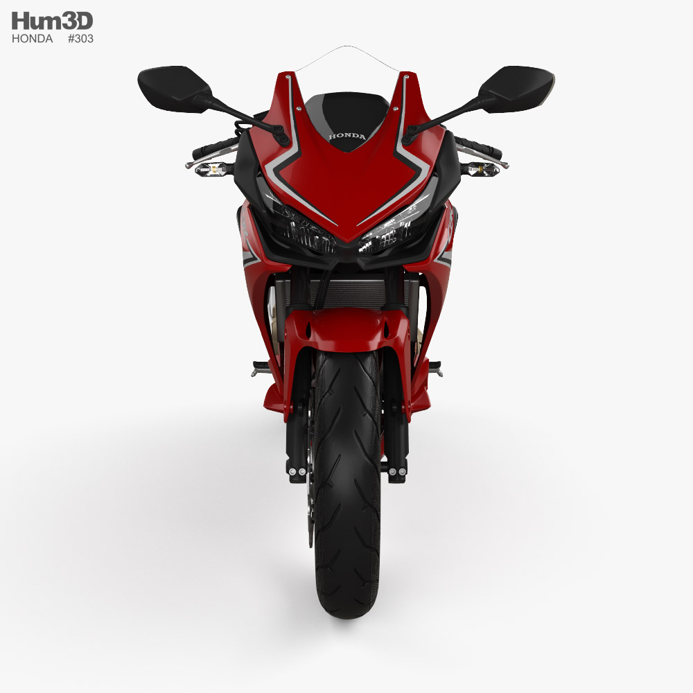 Honda CBR500R ABS 2020 3D model - Download Motorcycle on 3DModels.org