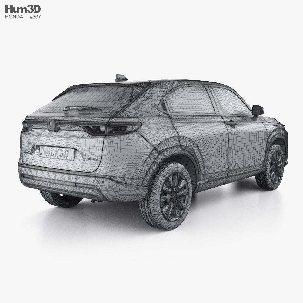 Honda HR-V e-HEV 2024 3D model - Download Crossover SUV on 3DModels.org