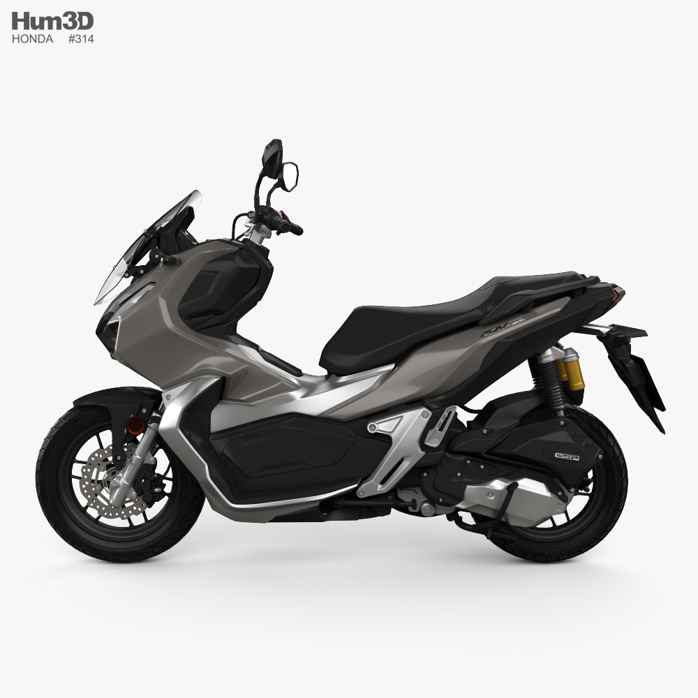 Honda ADV 150 2021 3D model - Download Motorcycle on 3DModels.org