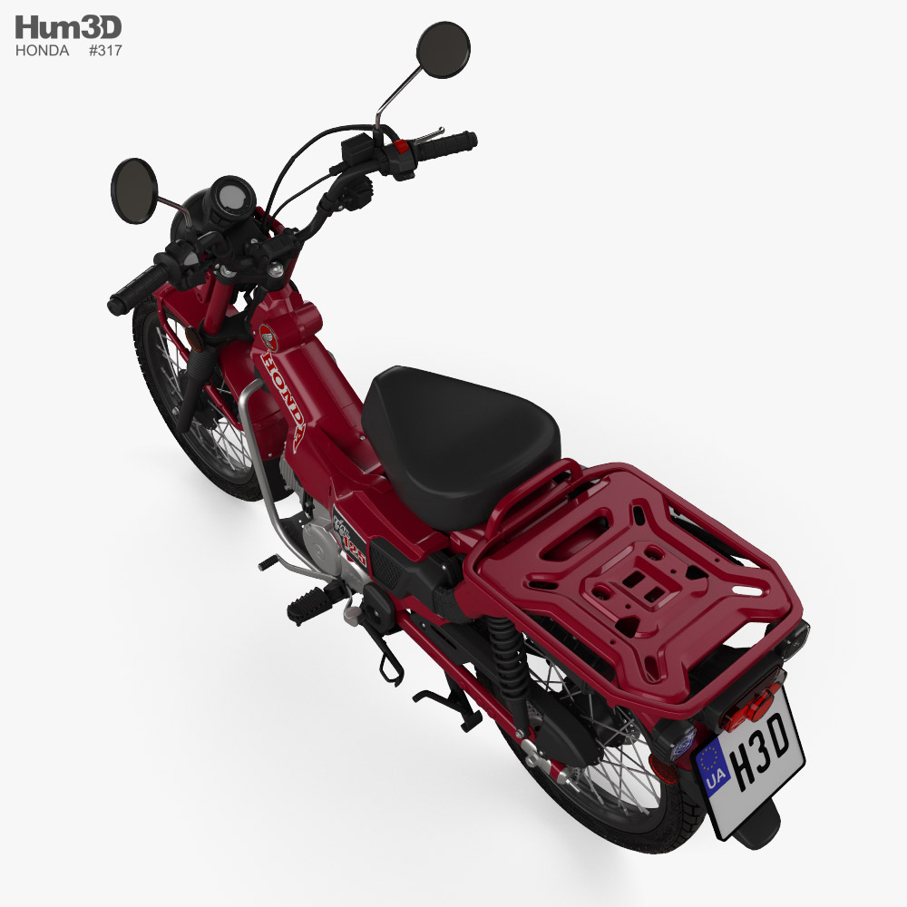 Honda CT125 2021 Modelo 3D - Baixar Motocicletas no 3DModels.org