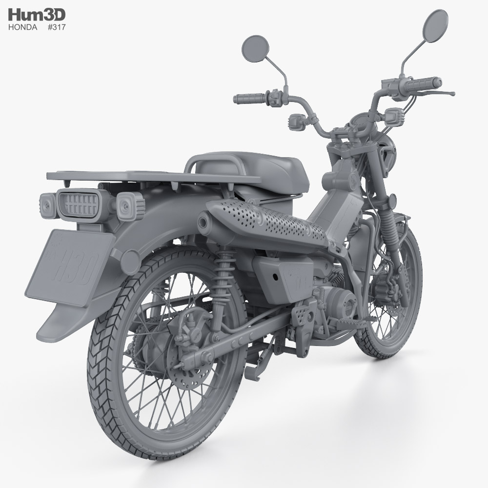 Honda CT125 2021 3D model - Download Motorcycle on 3DModels.org