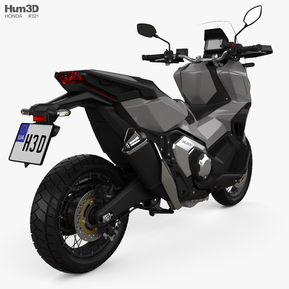 本田 X-ADV 750 2021 3D模型 - 下载 摩托車 开启 3DModels.org