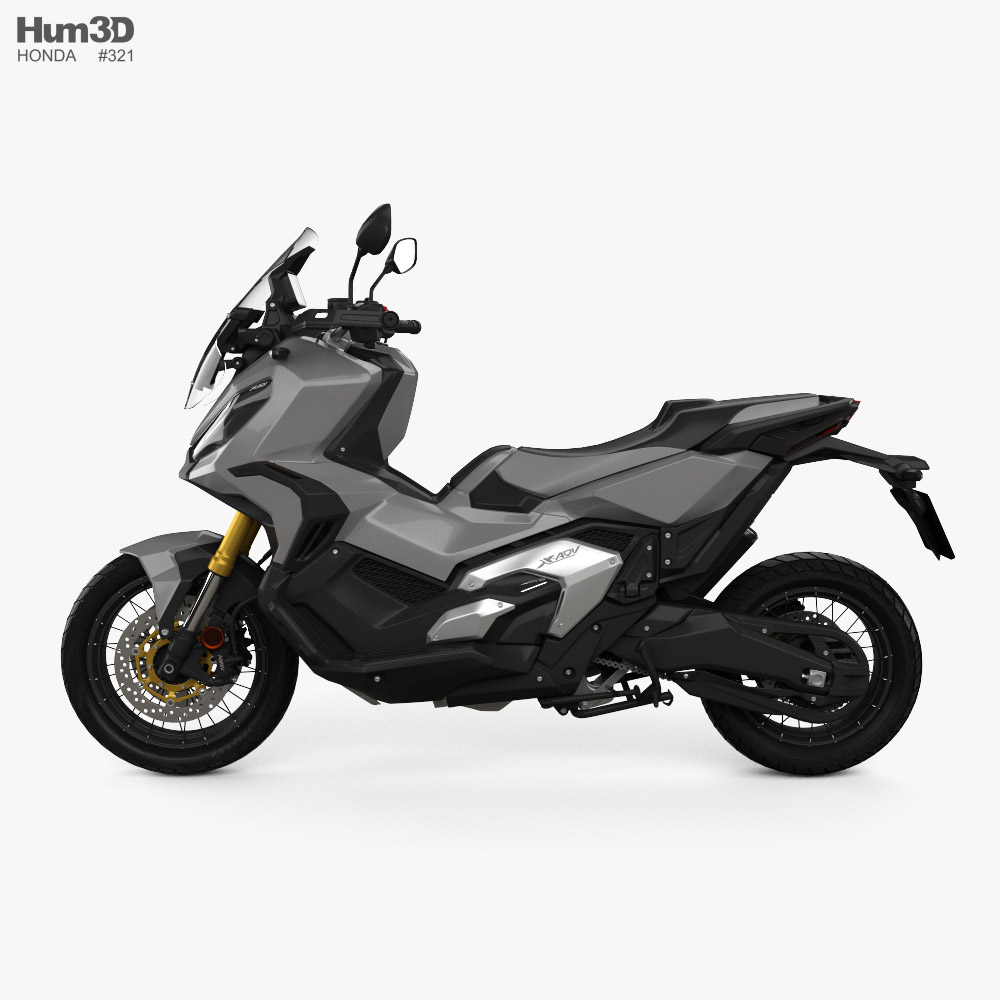 本田 X-ADV 750 2021 3D模型 - 下载 摩托車 开启 3DModels.org