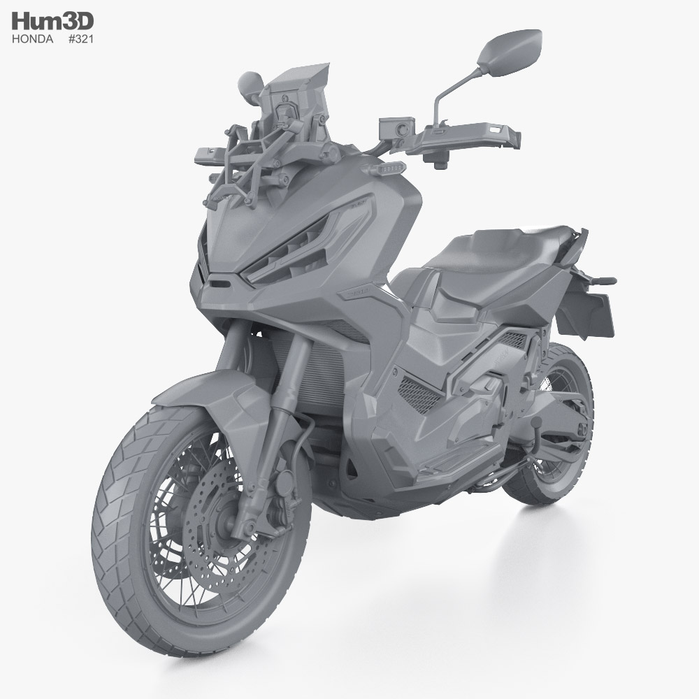 本田 X-ADV 750 2021 3D模型 - 下载 摩托車 开启 3DModels.org