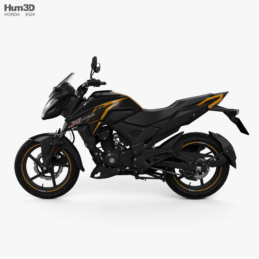 Honda X-Blade 2021 3D model - Download Motorcycle on 3DModels.org
