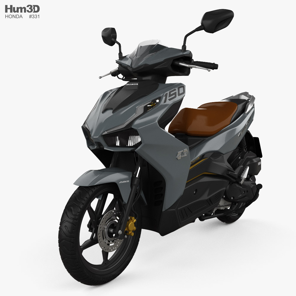 Honda AirBlade 150 2022 3D model - Download Motorcycle on 3DModels.org