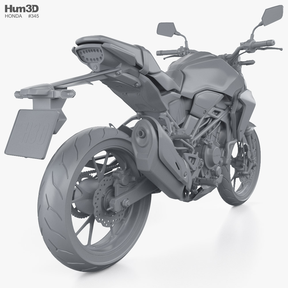 Honda CB250R 2022 3D model - Download Motorcycle on 3DModels.org