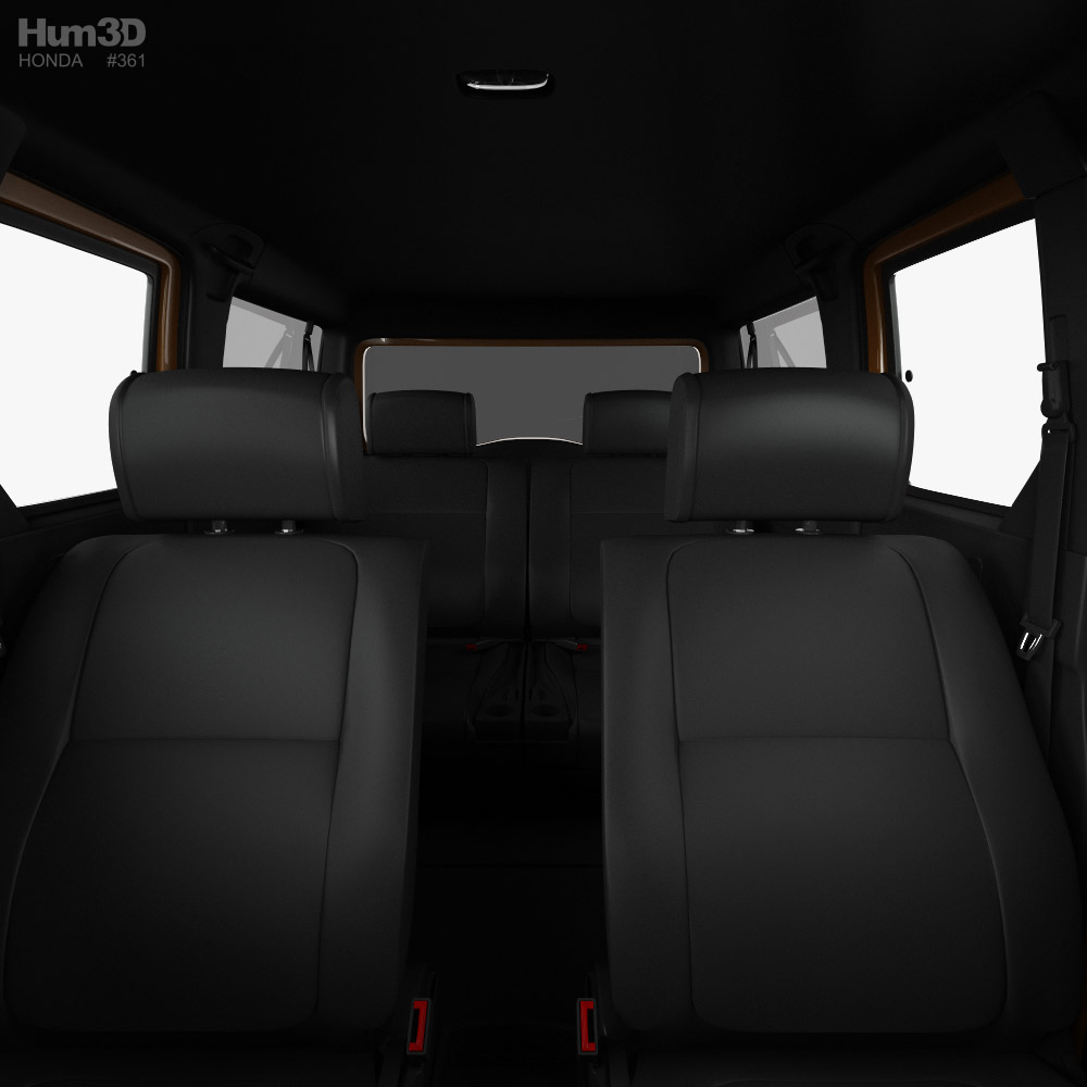 Honda Element EX with HQ interior 2015 3D model - Download Crossover ...