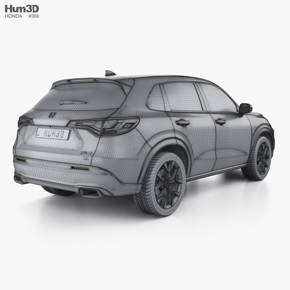 Honda ZR-V 240 turbo 2025 Modelo 3D - Descargar Crossover SUV on ...