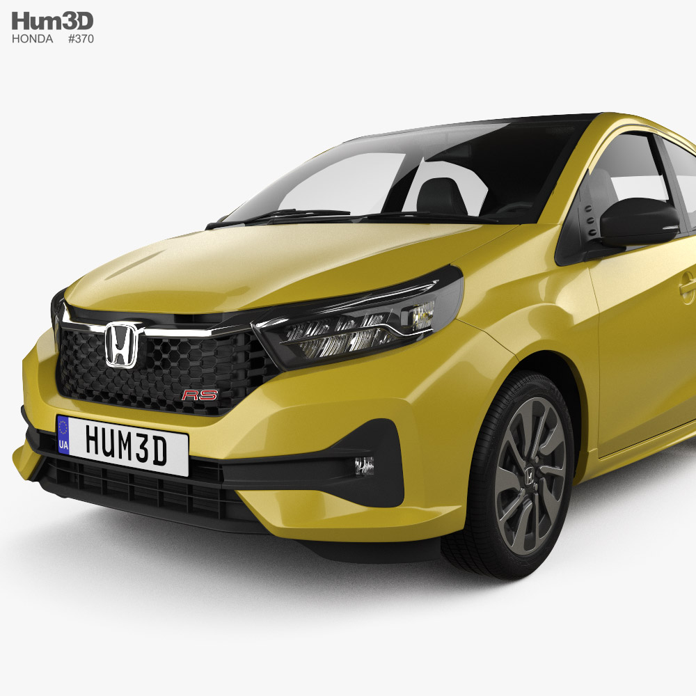 Honda Brio RS 2025 3D model - Download Hatchback on 3DModels.org