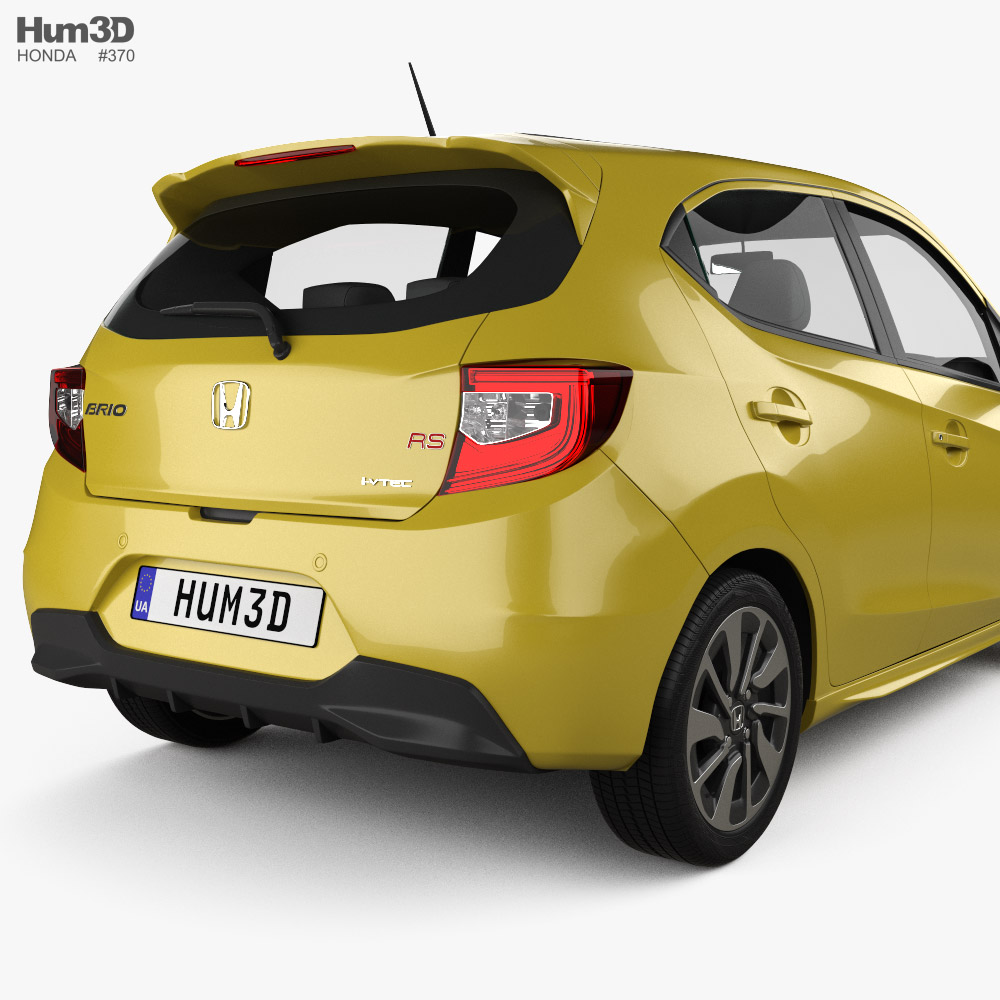 Honda Brio RS 2025 3D model - Download Hatchback on 3DModels.org