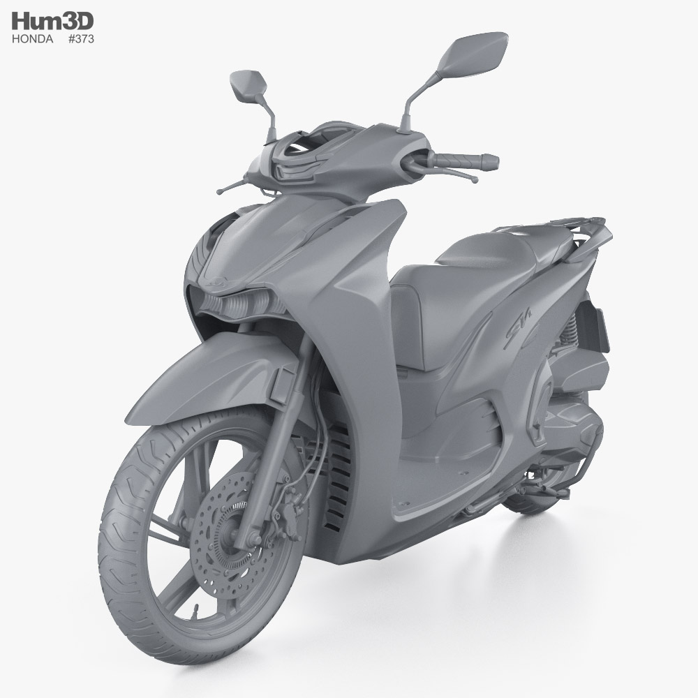 Honda SH350i 2025 3D model - Download Motorcycle on 3DModels.org