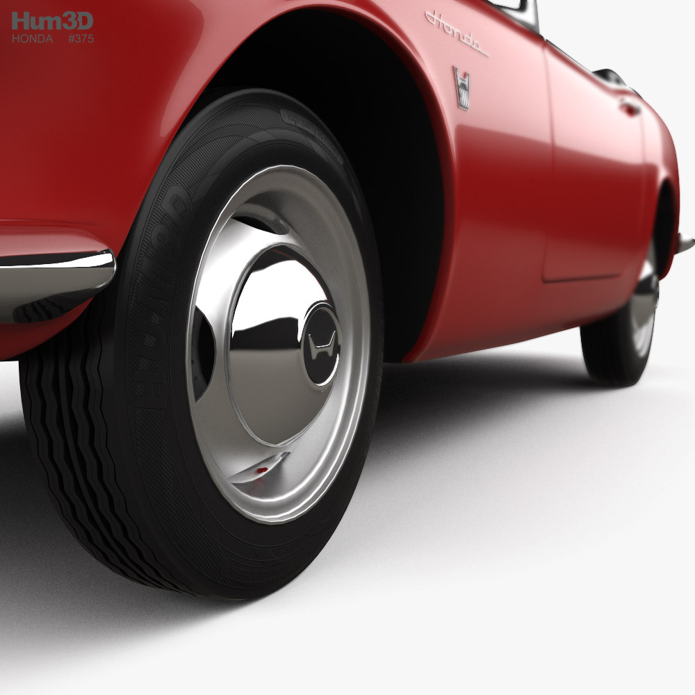 Honda S800 1971 3D model - Download Sports car on 3DModels.org