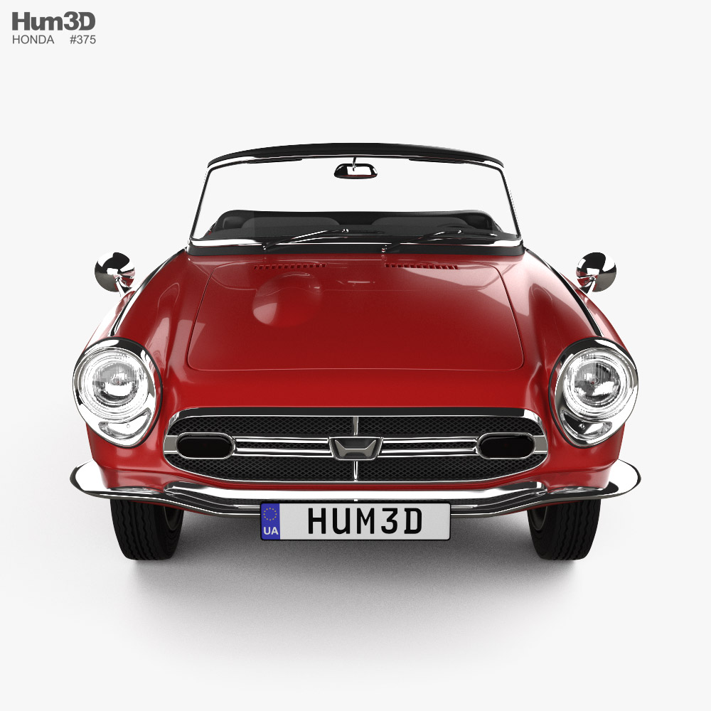 Honda S800 1971 3D model - Download Sports car on 3DModels.org