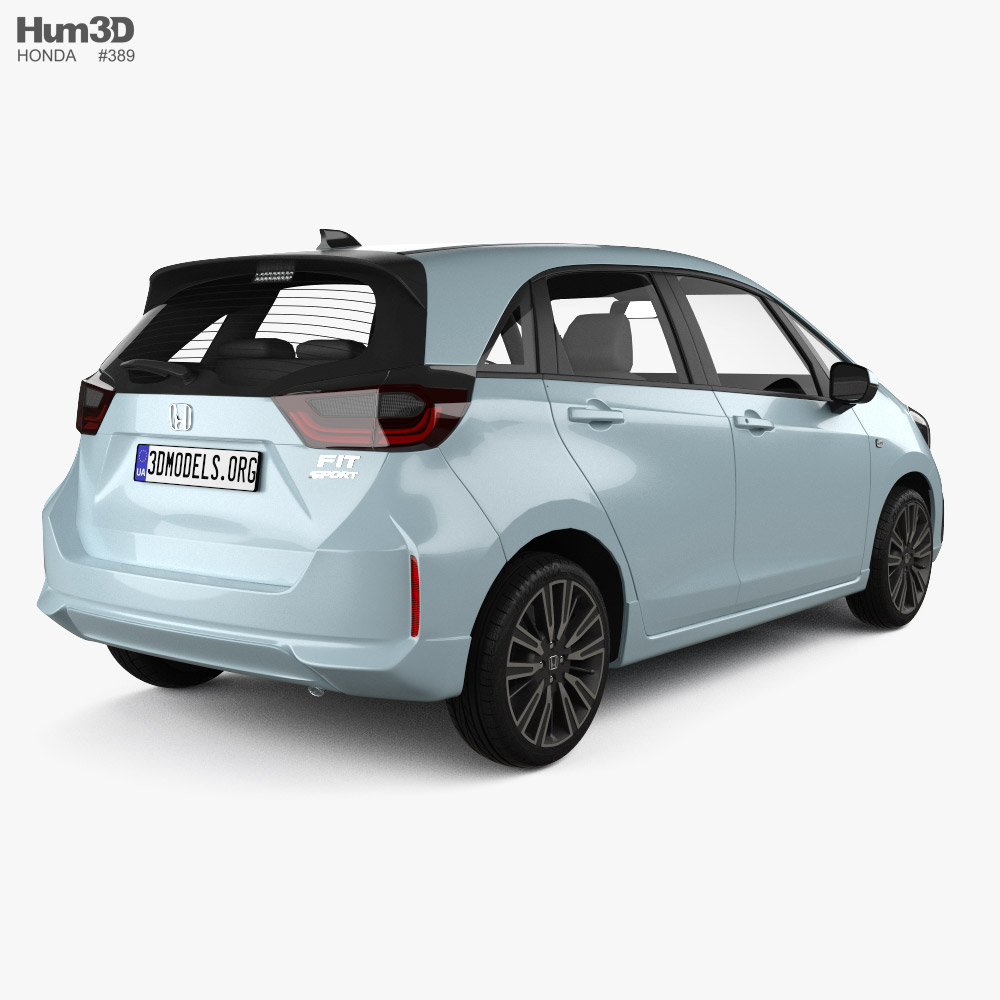 Honda Fit Sport 2024 3D model - Download Hatchback on 3DModels.org