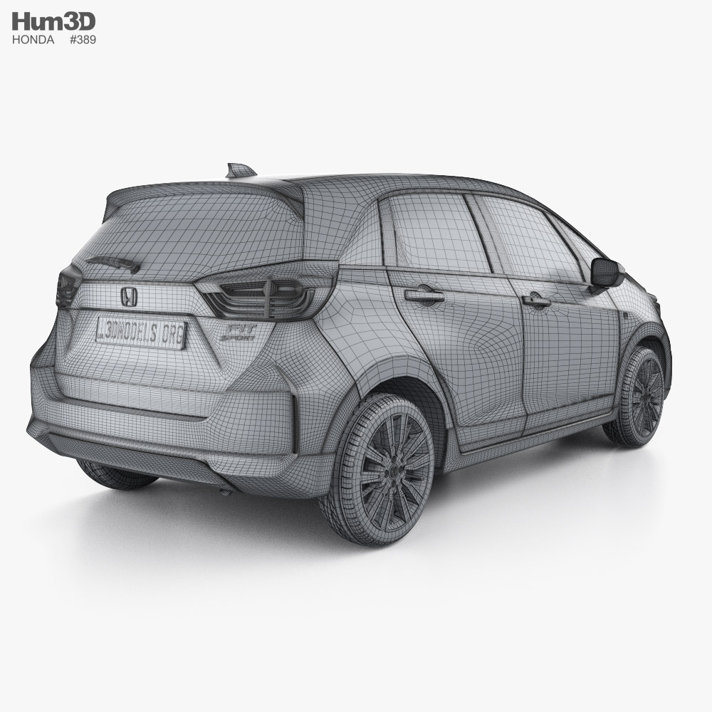 Honda Fit Sport 2024 3D model - Download Hatchback on 3DModels.org