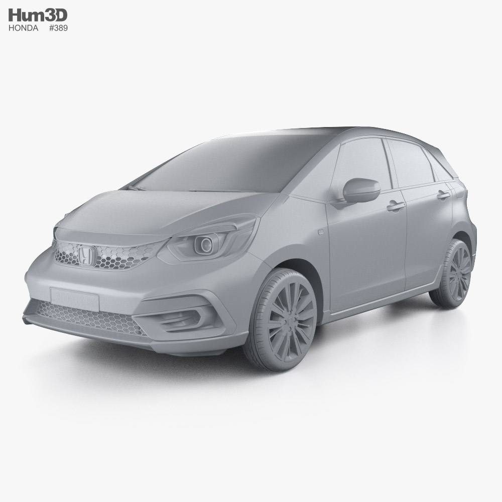 Honda Fit Sport 2024 3D model - Download Hatchback on 3DModels.org