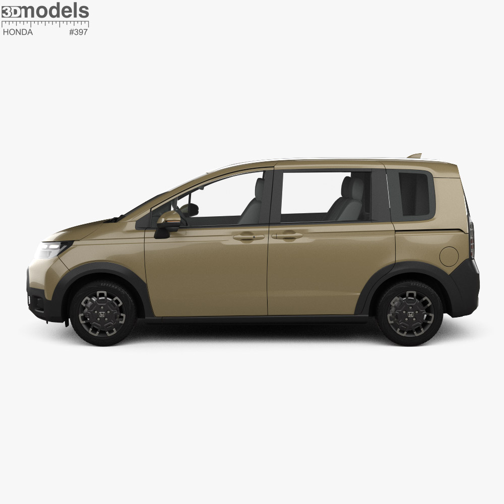 Honda Freed e HEV Crosstar 2025 3D modeli - İndir Van üzerinde 3DModels.org