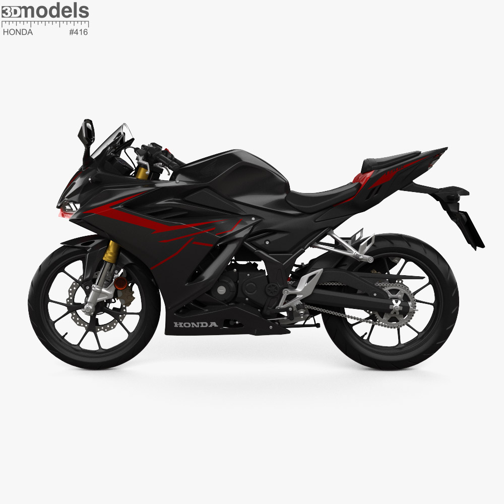 Honda CBR150R 2025 3D model - Download Motorcycle on 3DModels.org