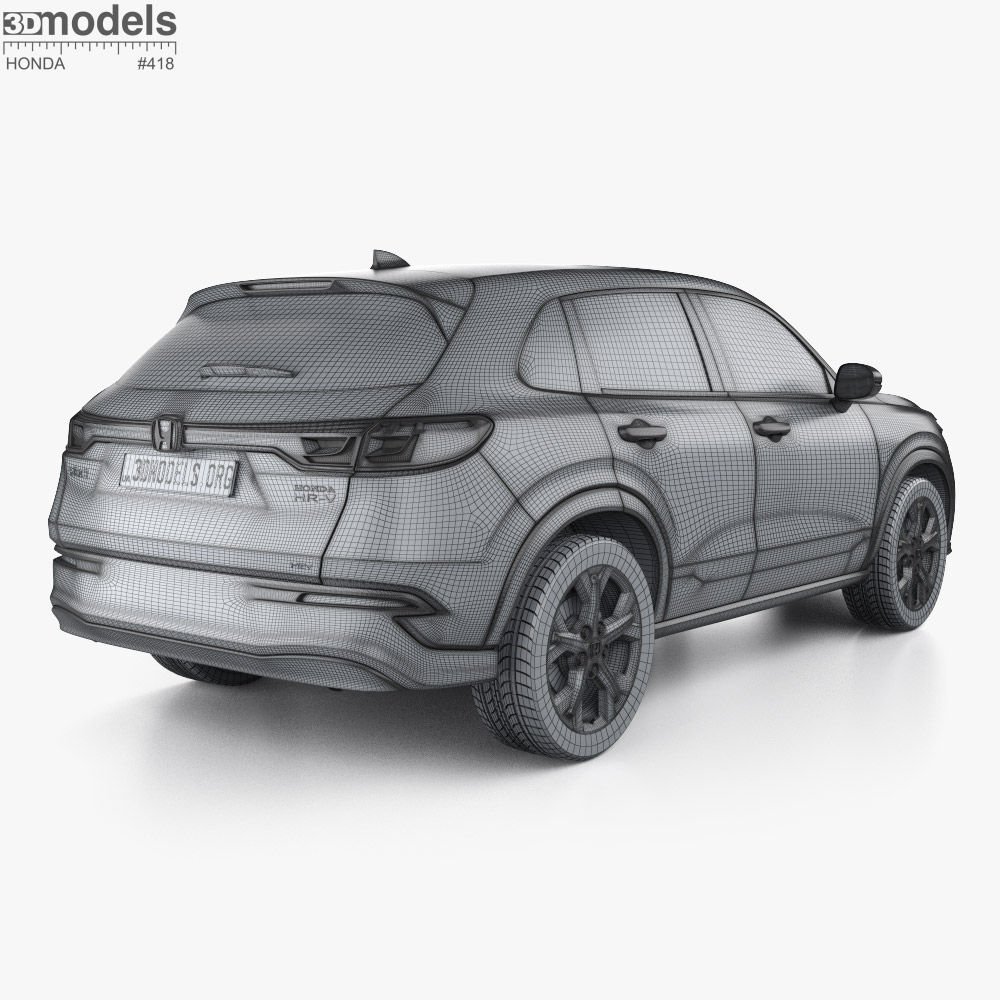 Honda HR-V eHEV CN-spec 2025 3D model - Download Crossover SUV on ...