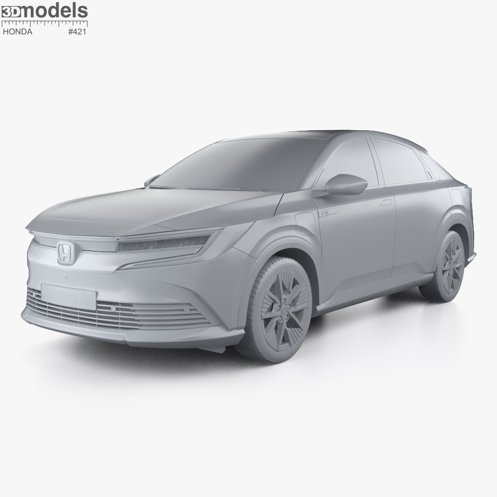 Honda eNP2 2025 3D model - Download Crossover SUV on 3DModels.org