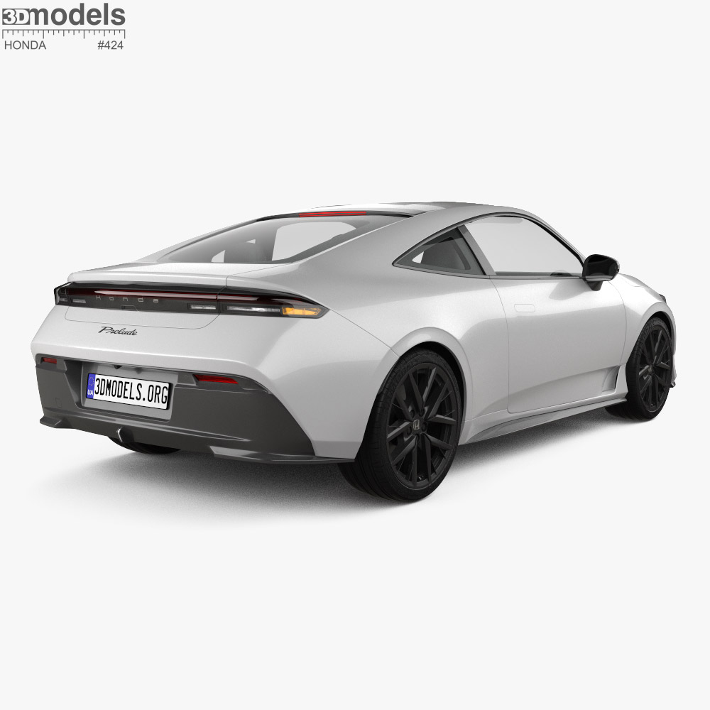 Honda Prelude 2025 3D model - Download Sports car on 3DModels.org