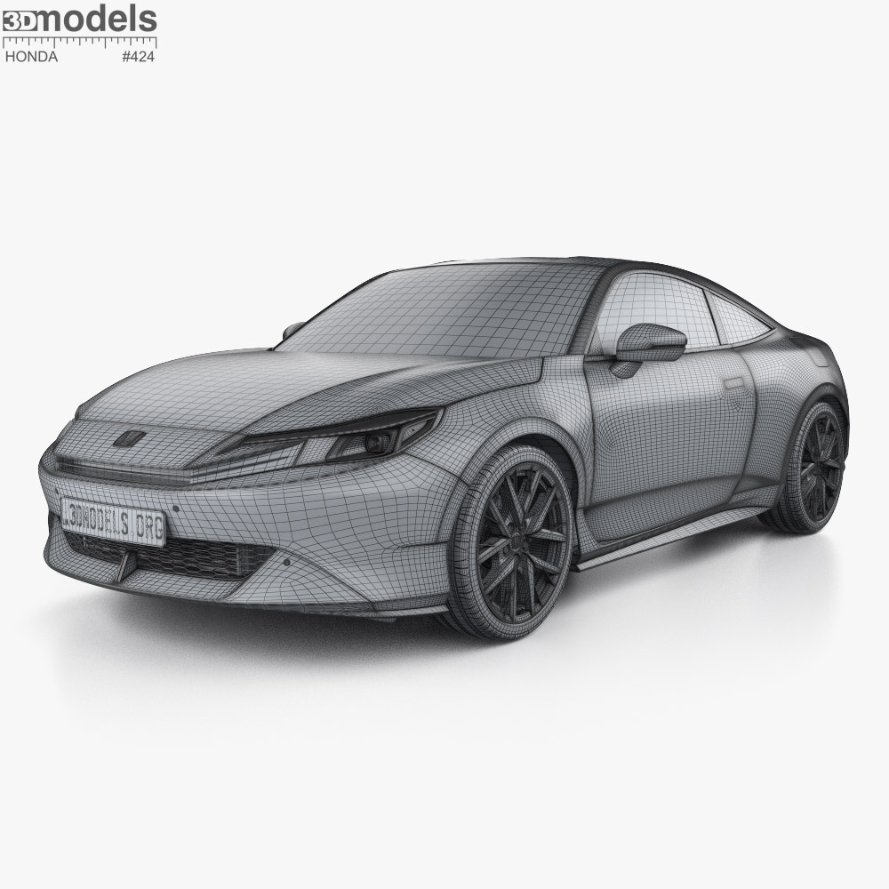Honda Prelude 2025 3D model - Download Sports car on 3DModels.org