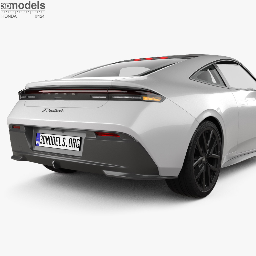 Honda Prelude 2025 3D model - Download Sports car on 3DModels.org