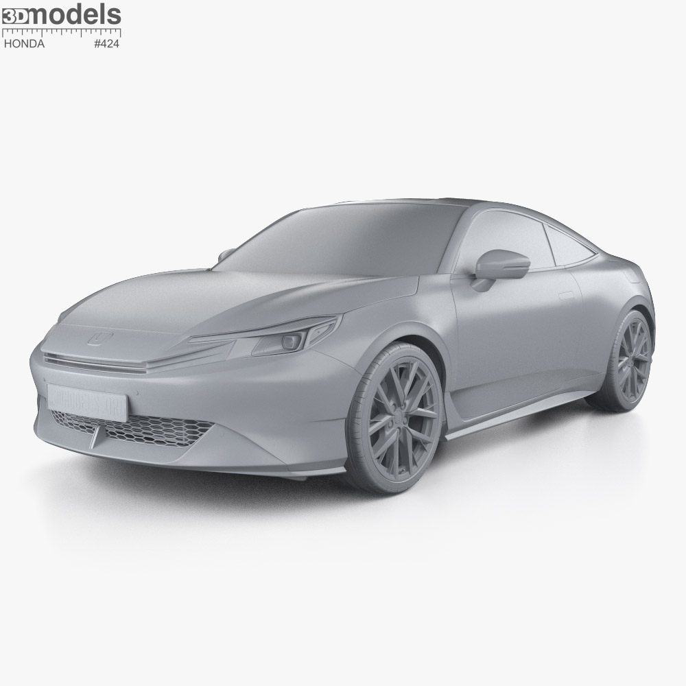 Honda Prelude 2025 3D model - Download Sports car on 3DModels.org
