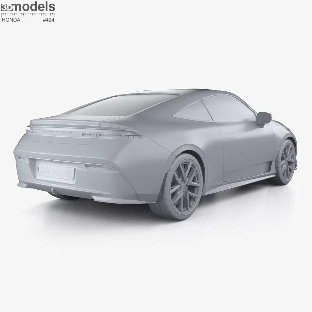 Honda Prelude 2025 3D model - Download Sports car on 3DModels.org