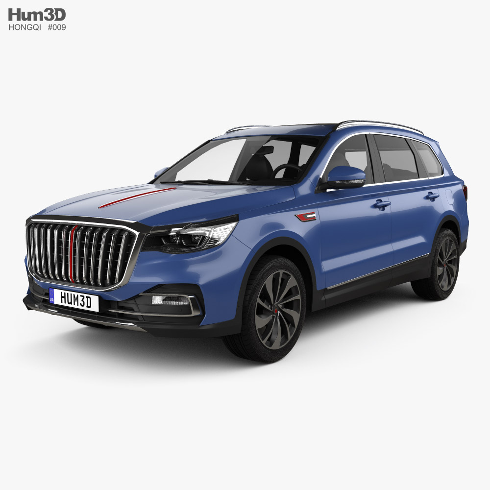 Hongqi HS7 2021 3D model - Download Crossover SUV on 3DModels.org
