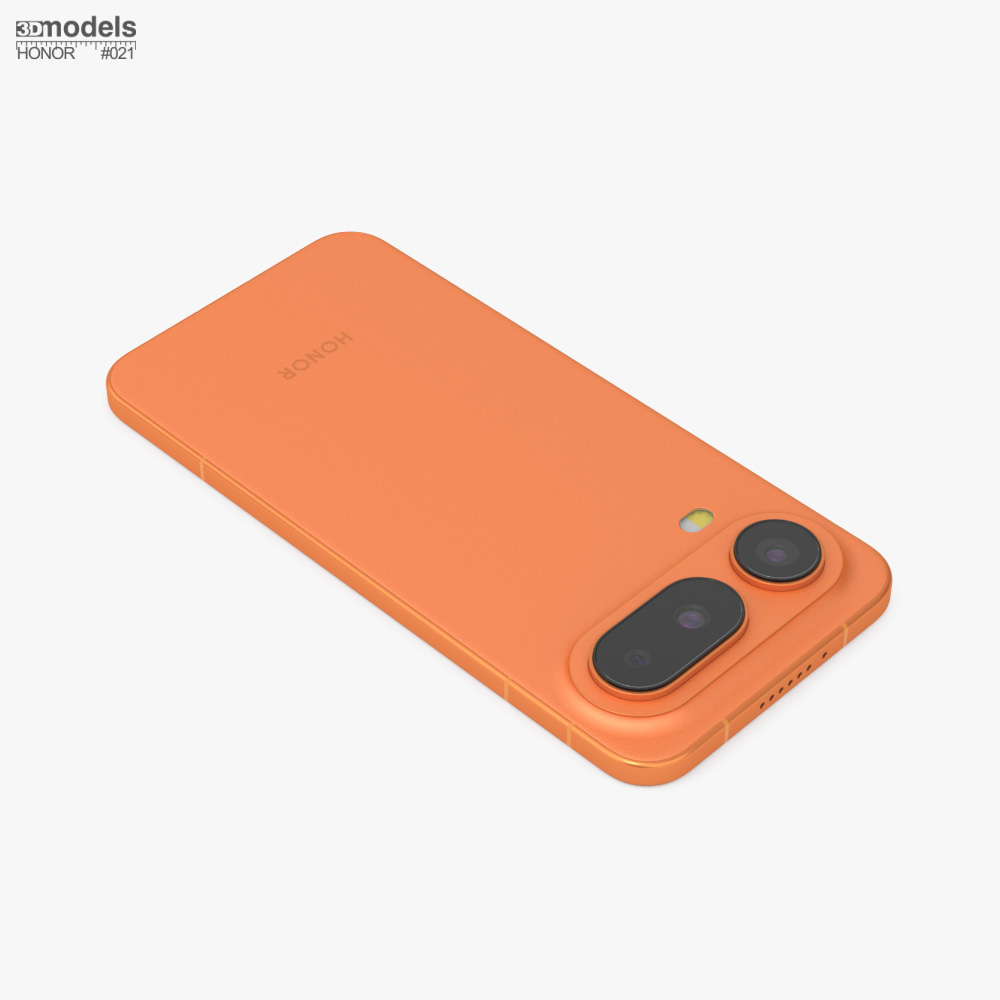 Honor Magic8 Pro Air Orange 3D model - Download Phones on 3DModels.org