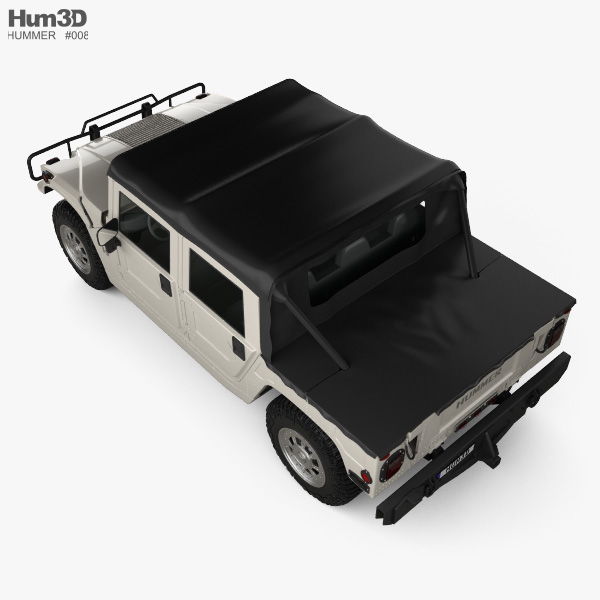 Hummer H1 Pickup 2005 3D model - Download Pickup on 3DModels.org