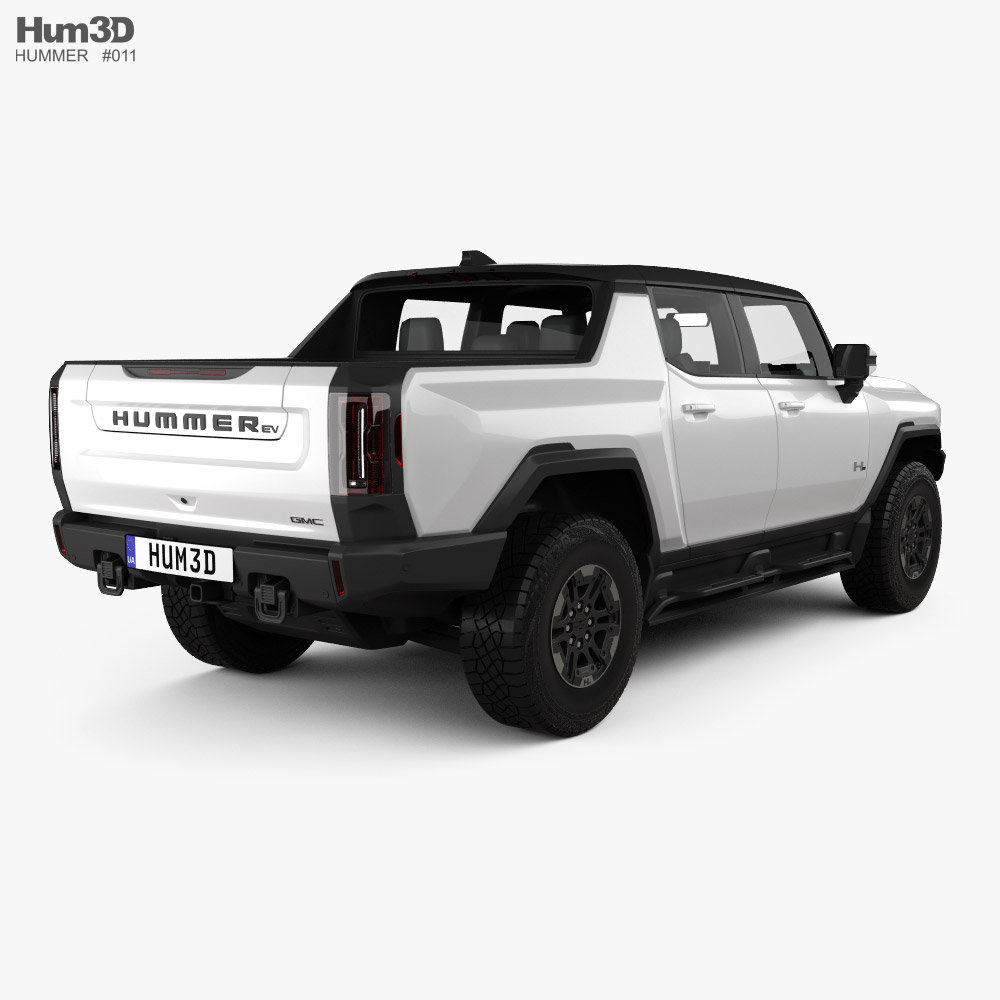 GMC Hummer EV Pickup 2025 3D model - Download Pickup on 3DModels.org