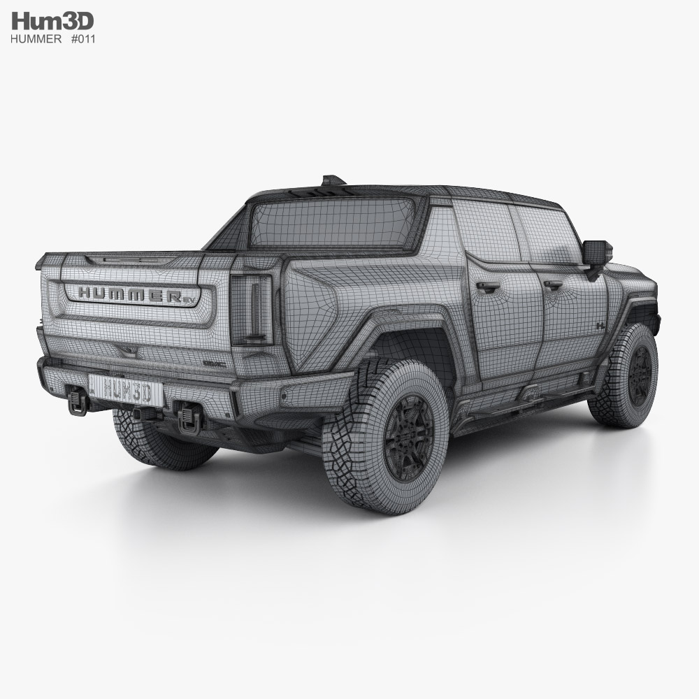 GMC Hummer EV Pickup 2025 Modelo 3D - Descargar Pickup activado ...