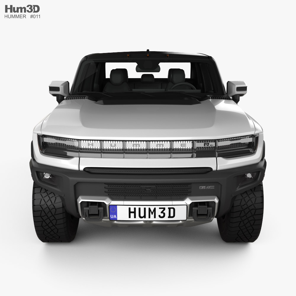 GMC Hummer EV Pickup 2025 3D model - Download Pickup on 3DModels.org