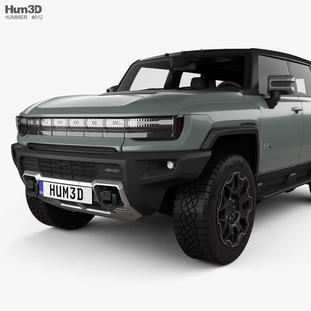 GMC Hummer EV SUV 2025 3D model - Download Crossover SUV on 3DModels.org